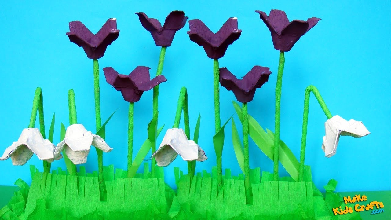 How to make Crocuses and Snowdrops? | Easy Crafts DIY - YouTube