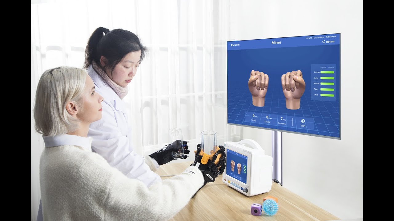 Hand Rehab After Stroke: Hand Function Rehabilitation System - YouTube