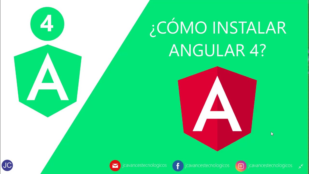 Cómo Instalar Angular 4 En Windows Angular Angular4 Youtube