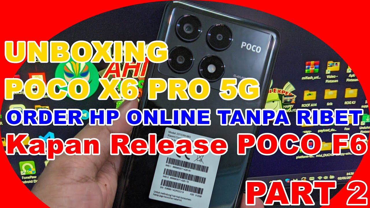 ORDERAN POCO X6 PRO DARI MEDAN PACKING - YouTube