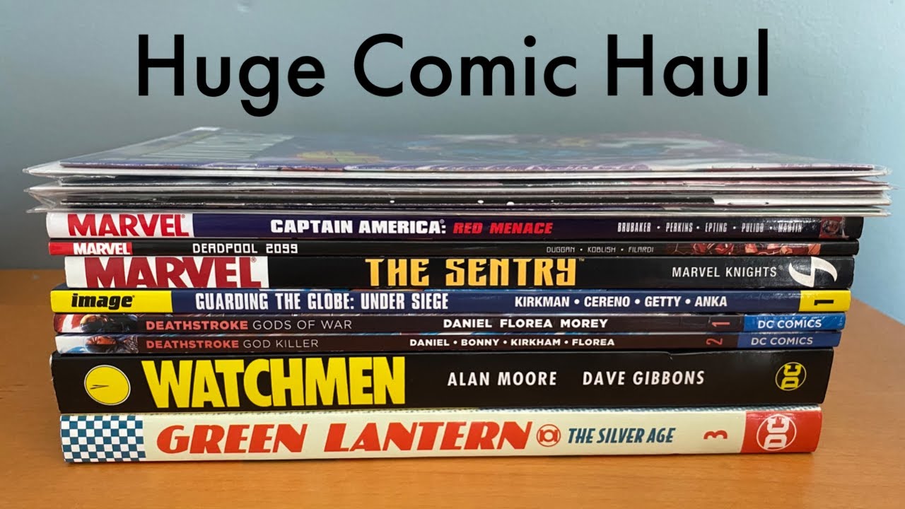 Huge Comic Book Haul | Ollie's, LCS Pickups, Trade Paperback's ...