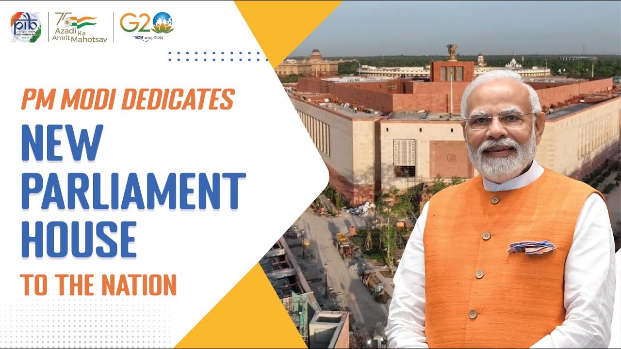 PM Modi dedicates new Parliament House to the nation - YouTube