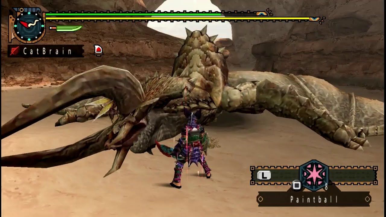 [MHFU] Diablos vs Sword and Shield (5★ Village) (Key Quest) - YouTube