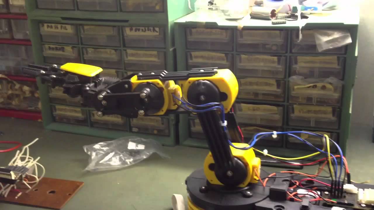 Automatisation robot 5 axes - YouTube