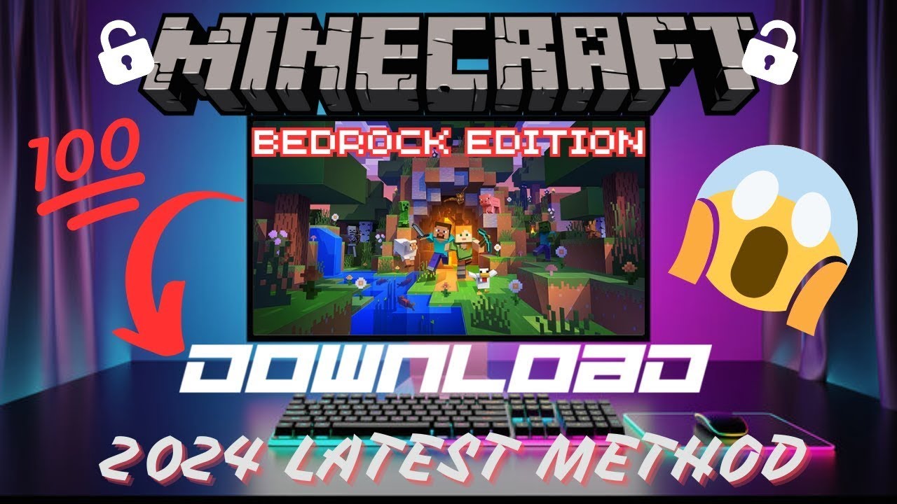 How To Download Minecraft Bedrock Edition For Free In PC | Minecraft BE ...