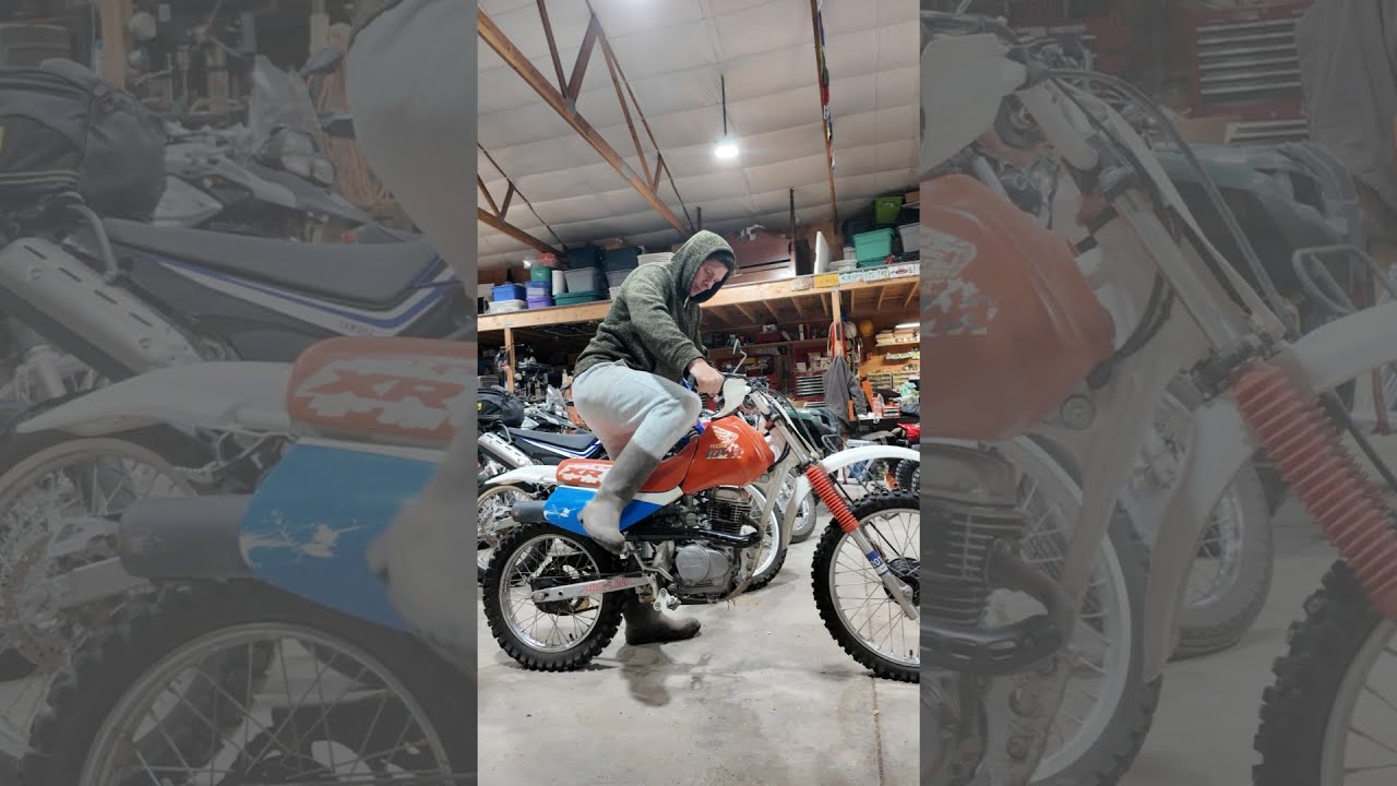 I swear it wasn’t running.. 1990s XR100 Revival project! - YouTube
