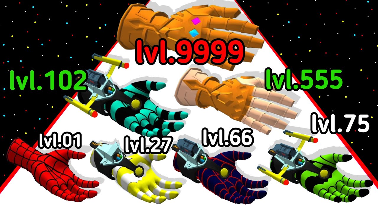 (2025) Superhero Hand Run Level Up Hand Max Level 3D Gameplay (New ...