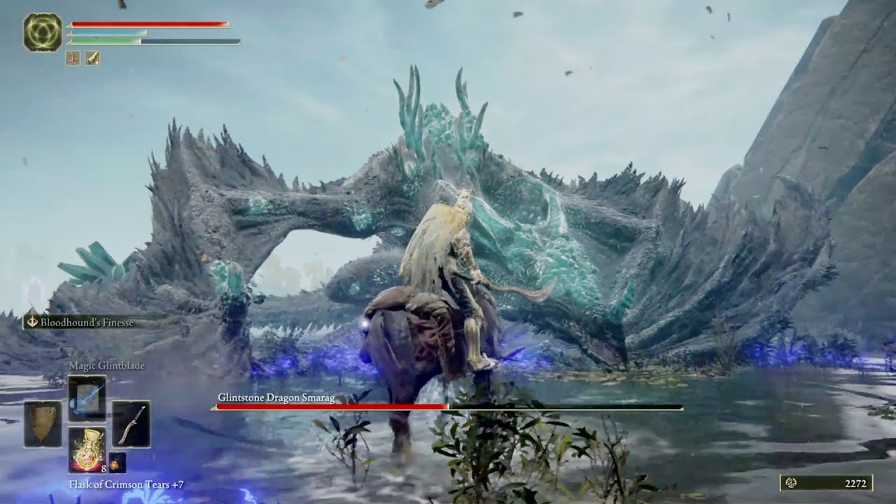 Elden Ring - Raya Lucaria: Find the Glintstone Key. Glintstone Dragon ...