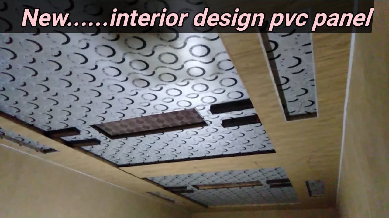 New interior design pvc panel sheet ceiling - YouTube
