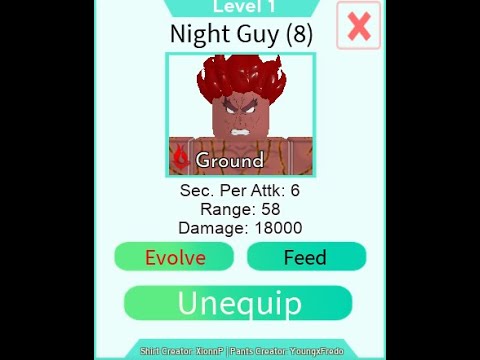[ASTD] New 6 star Night guy (Might guy) SHOWCASE - YouTube