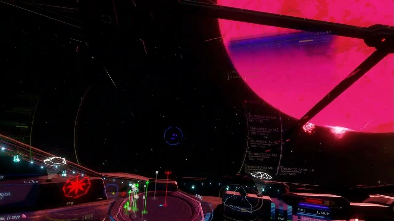 Elite Dangerous - Python Mk II against the Thargoids. Low intensity AX ...