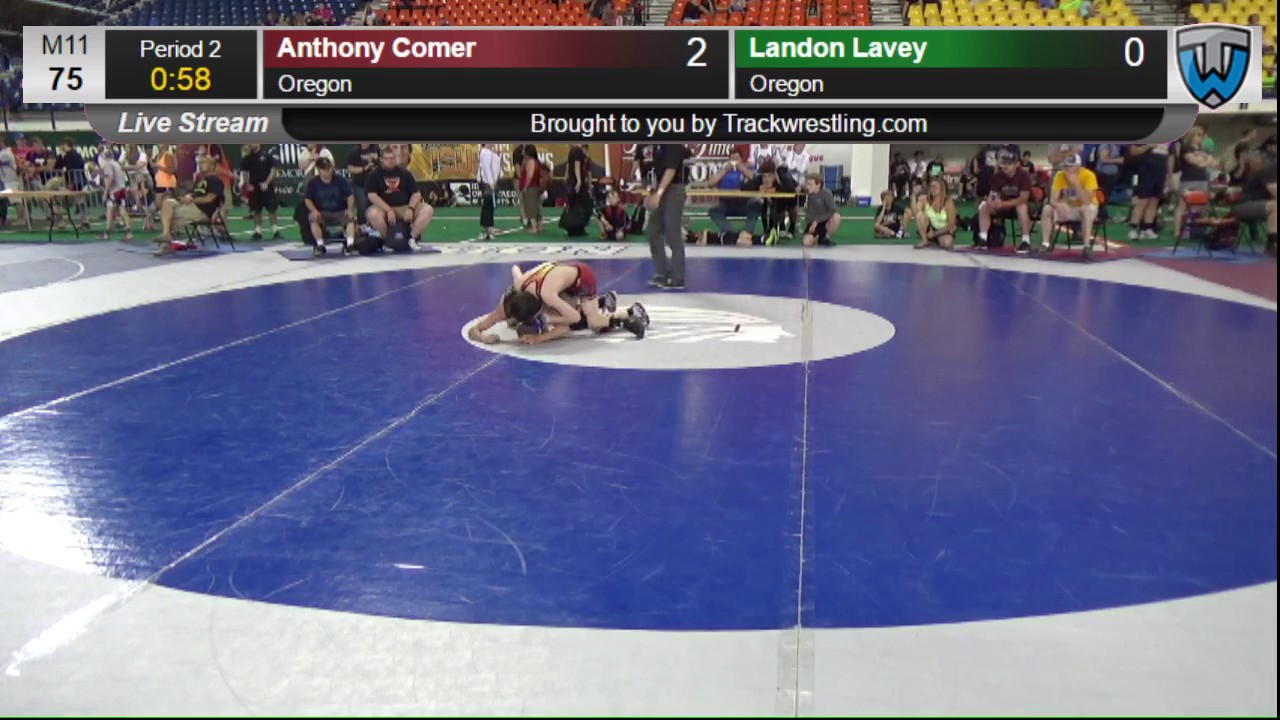 1086 Novice 75 Anthony Comer Oregon vs Landon Lavey Oregon 8430725104 ...