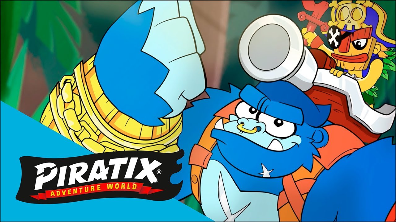 PIRATIX 🏴‍☠️ ¡El tesoro de los Gorilla Bros!🦍🦍 | Serie de DIBUJOS para ...