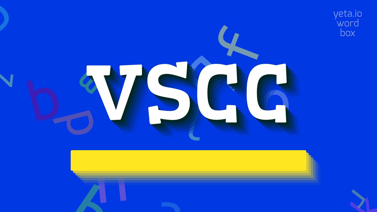 VSCC - Pronouncing Vscc correctly! - YouTube