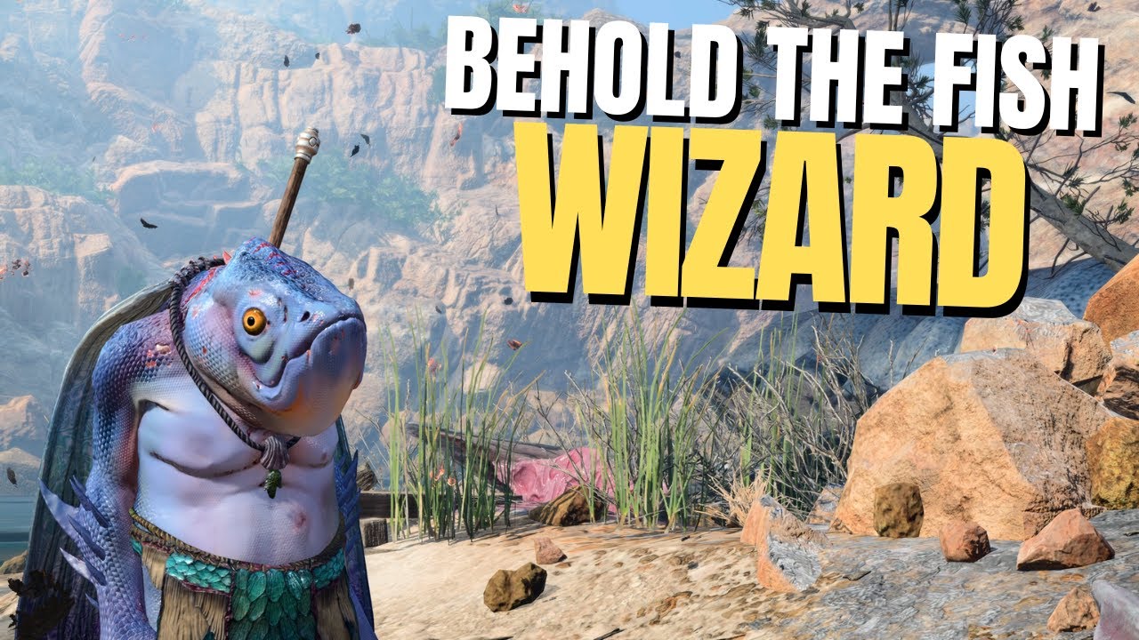 Baldur’s gate 3 but I played as a walking fish 🧙‍♂️🌊 | BG3 Mod let’s ...