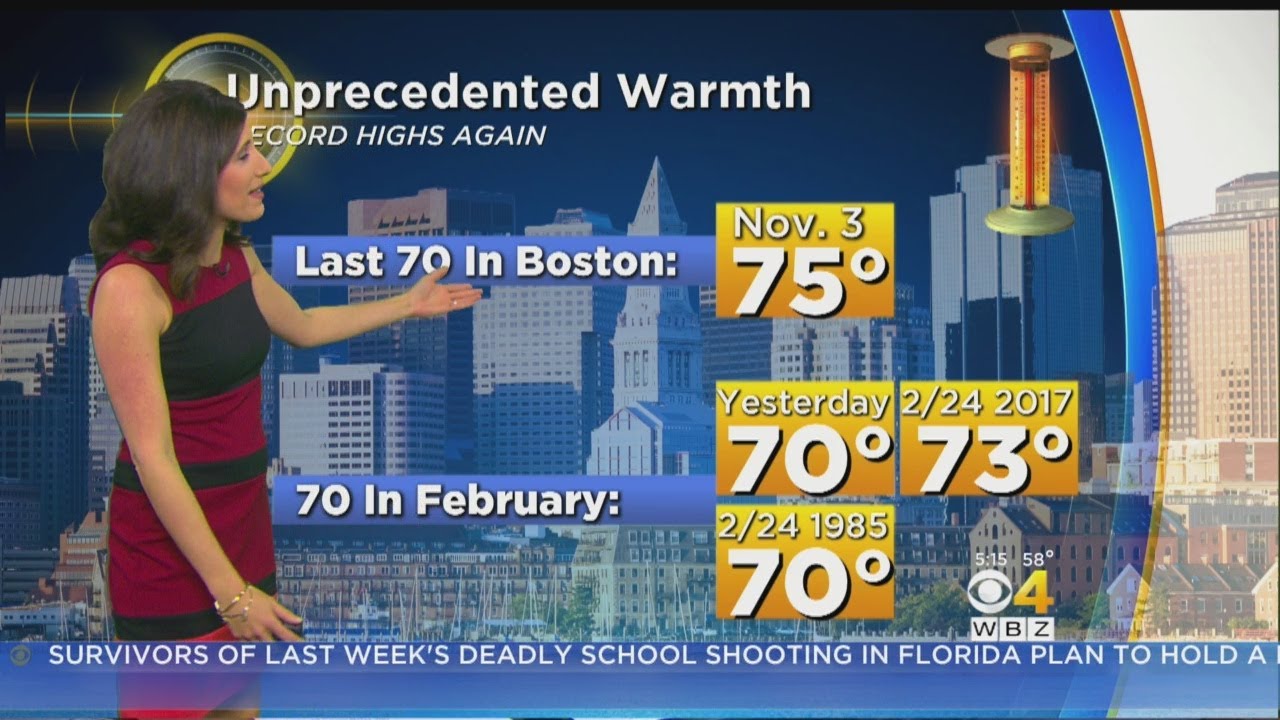 WBZ Morning Forecast For Feb. 21 - YouTube