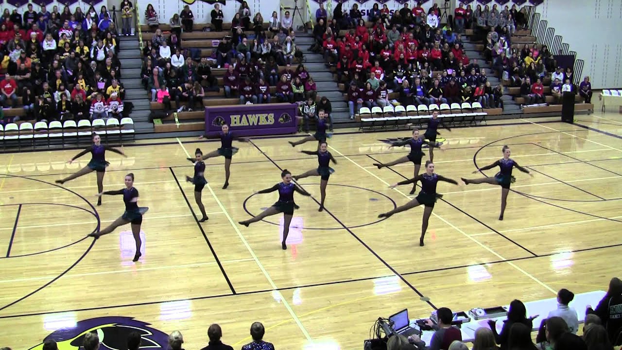 20131207 Edina JV Dance Team jazz dance at Chaska invite - YouTube