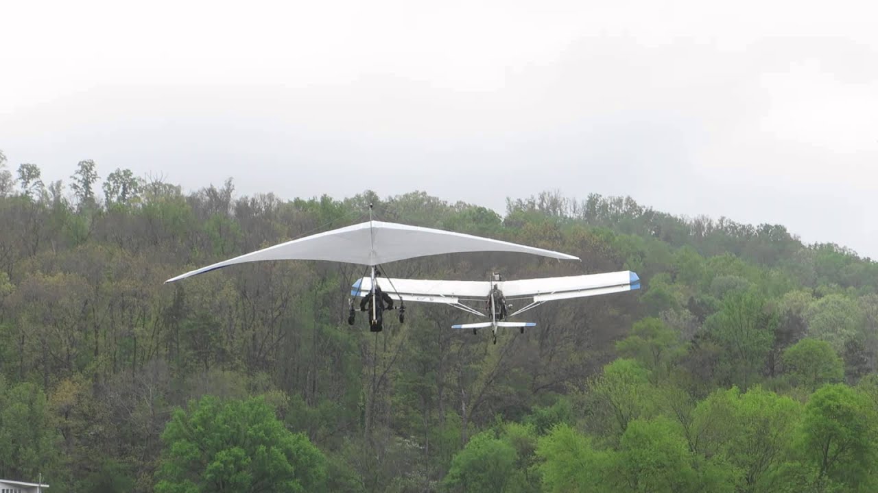 Lookout Mountain - Hang Glider Towing - 4-17-2015 - YouTube