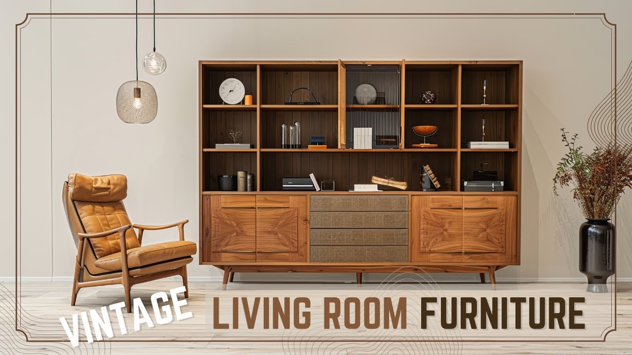 Embrace Timeless Elegance: Modern Mid-Century Home with Vintage Living ...