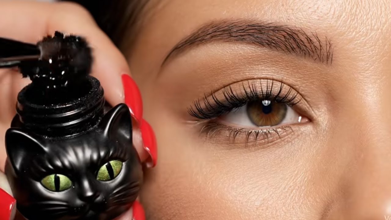 Spooky Halloween Makeup | Satisfying AI ASMR Relaxing - YouTube