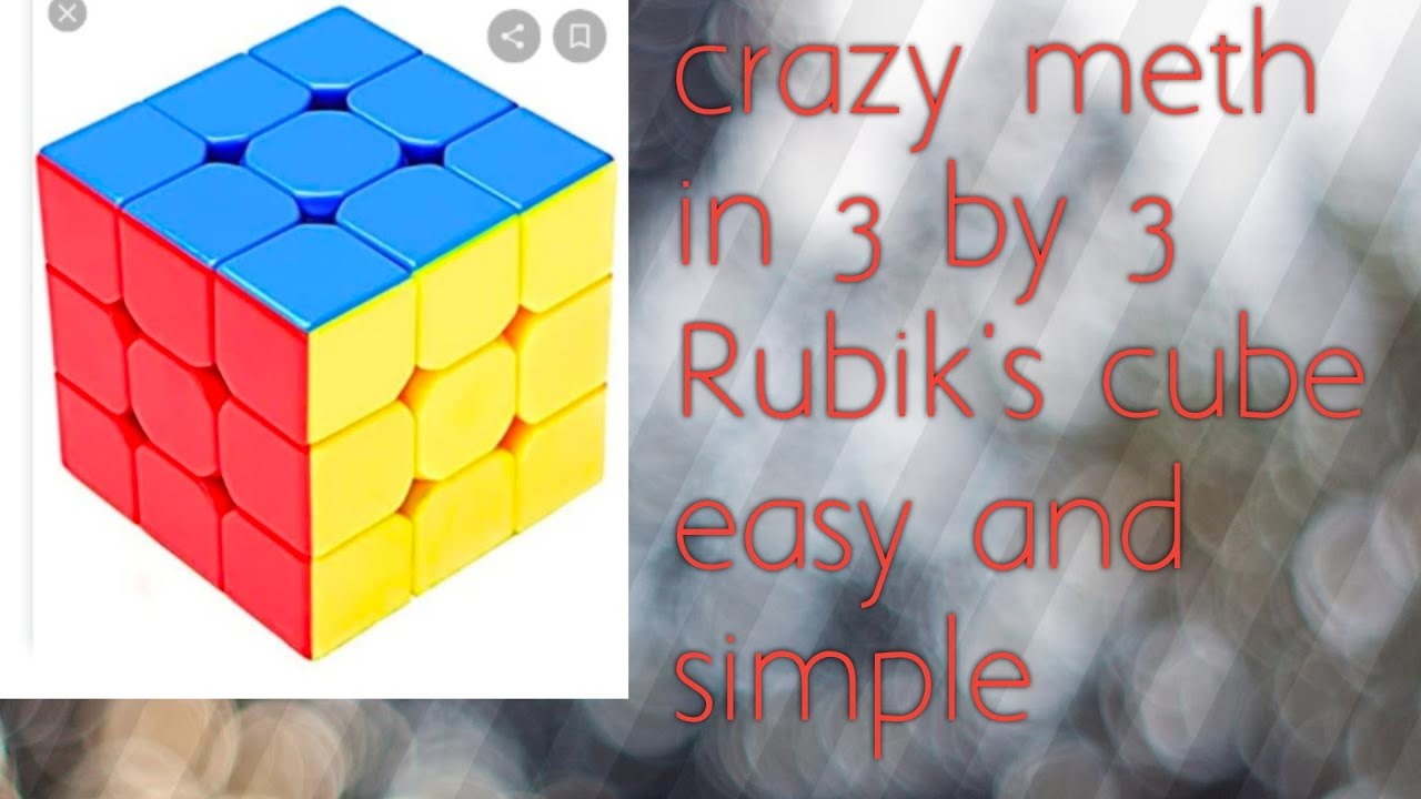 crazy cube tricks easy and simple 🤗🤗👍👍😊😊☺️☺️😱😱 - YouTube