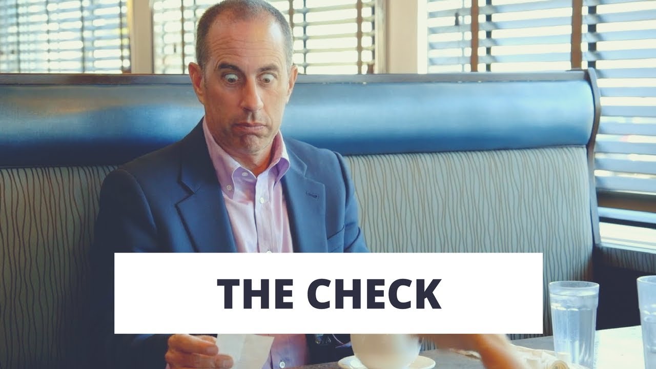 How Jerry Seinfeld Pays the Check - YouTube