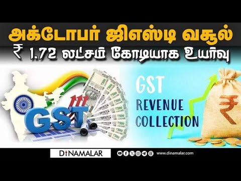 ஜிஎஸ்டி வசூலில் 2வது உச்சம் | GST Revenue Collection | October 2023 ₹1 ...
