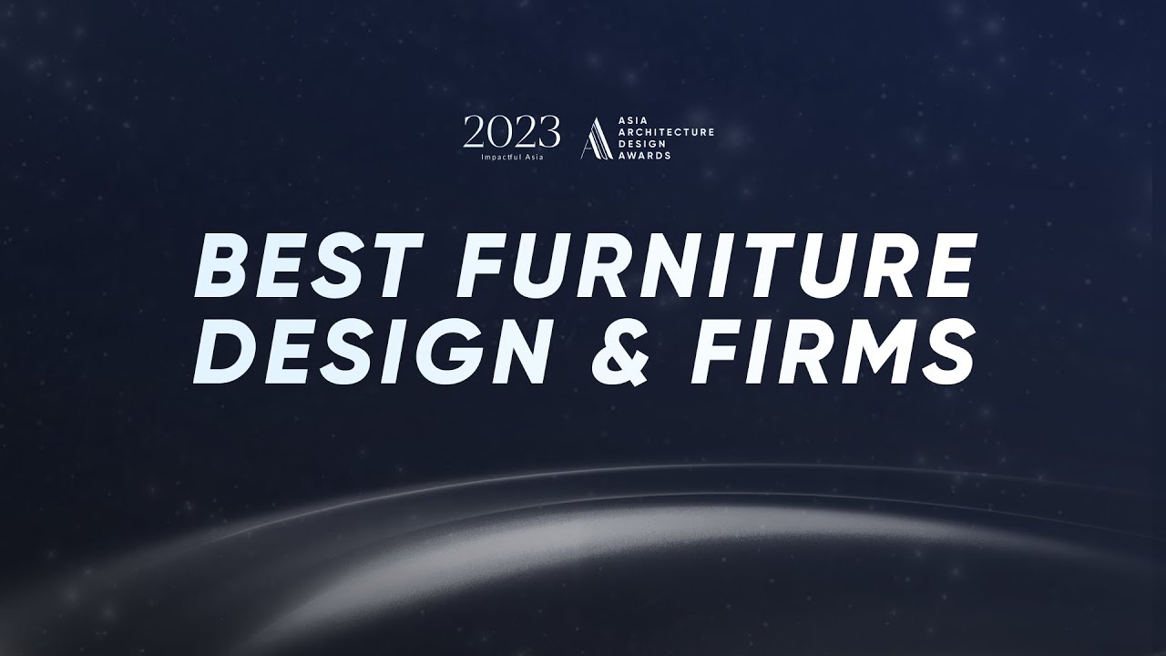 2023 Asia Architecture Design Awards - Winners of Best Furniture Design ...
