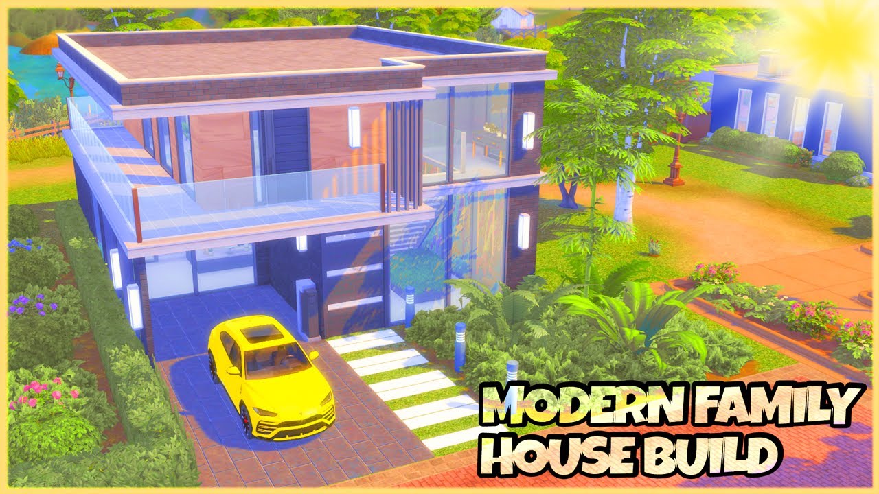 Asa arata o casa in care locuiesc bogatii // Sims 4 Build - YouTube