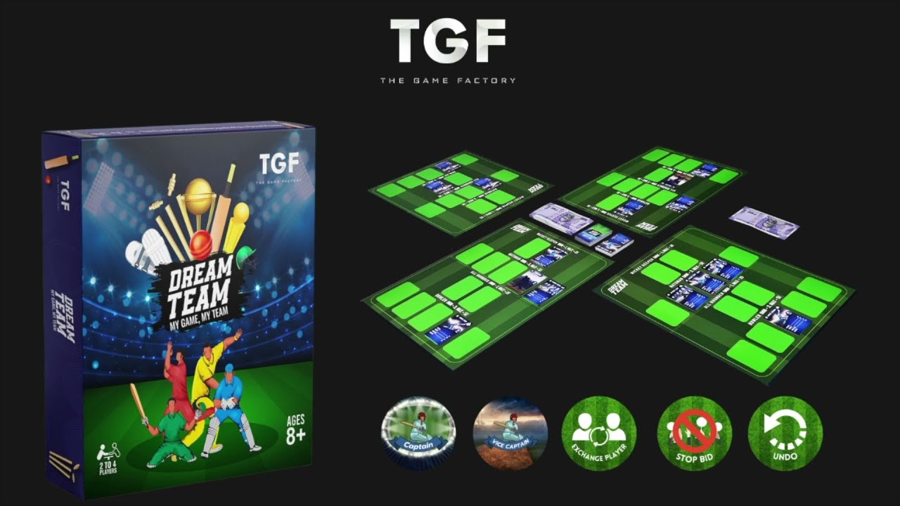 Dream Team Board Game - My Game, My Team - Fantasy Cricket League ...