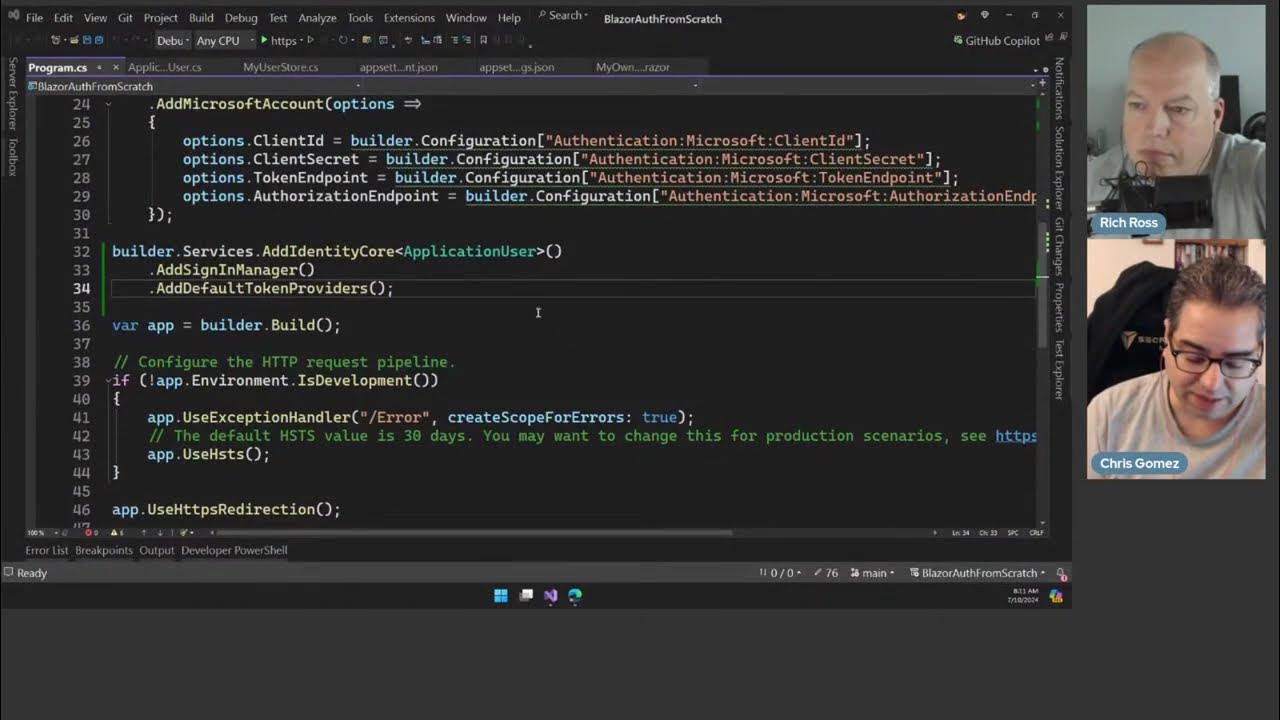 Blazor Authentication with the SignInManager - Part 2 - Implementing IUserStore - YouTube