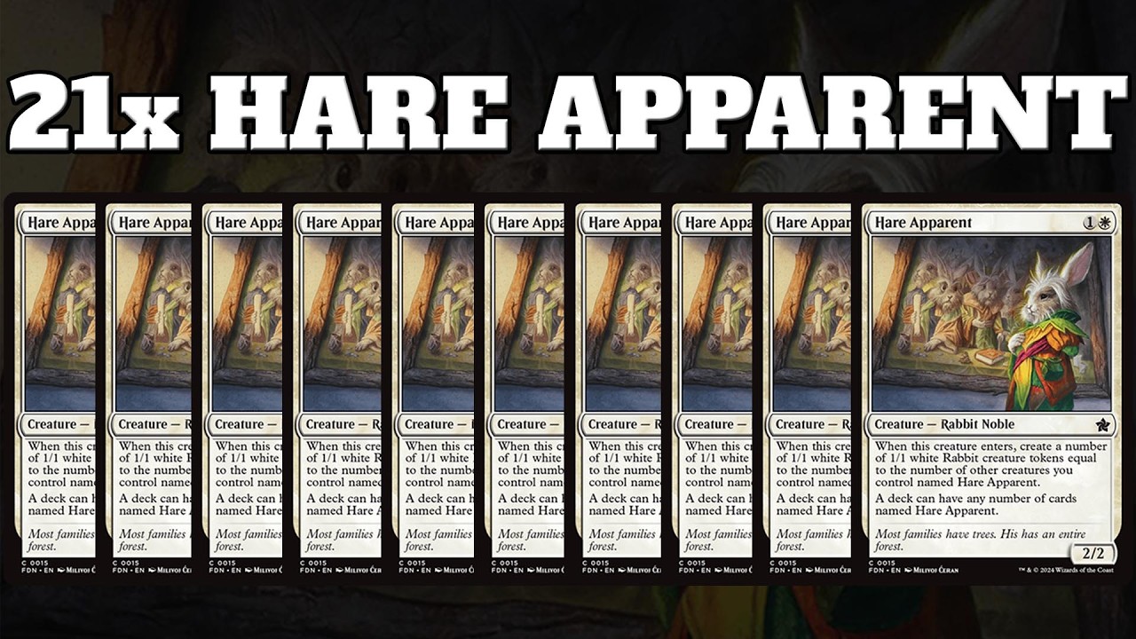 A Standard Deck With 21 Copies of Hare Apparent.. and it's Kinda Good - YouTube