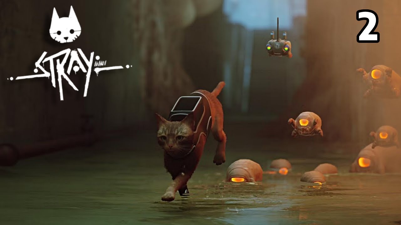 STRAY - Mauricio el Michi y su robot B12🐱🤖2# - by EFRA - YouTube