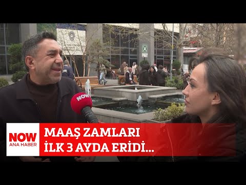 Maaş zamları ilk 3 ayda eridi... 1 Nisan 2025 Selçuk Tepeli ile NOW Ana Haber