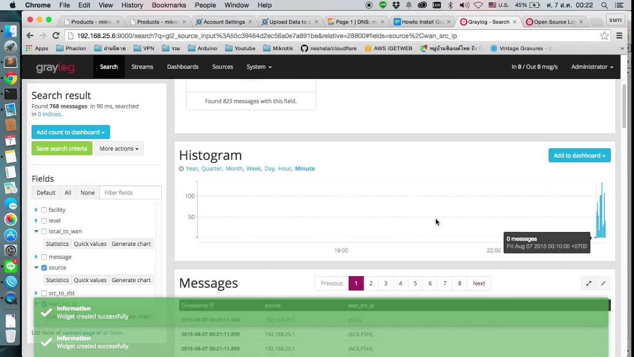 Graylog2 howto uses (Thai sound ) - YouTube