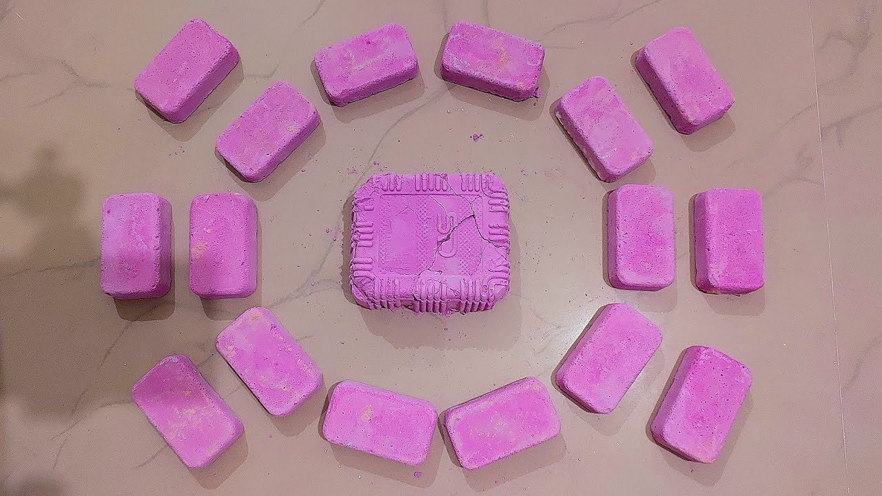 Crunchy Purple Reformed Bars Crush 💕 ASMR Crunchy - YouTube