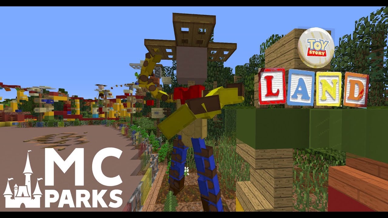 We built Toy Story Land in Minecraft - YouTube
