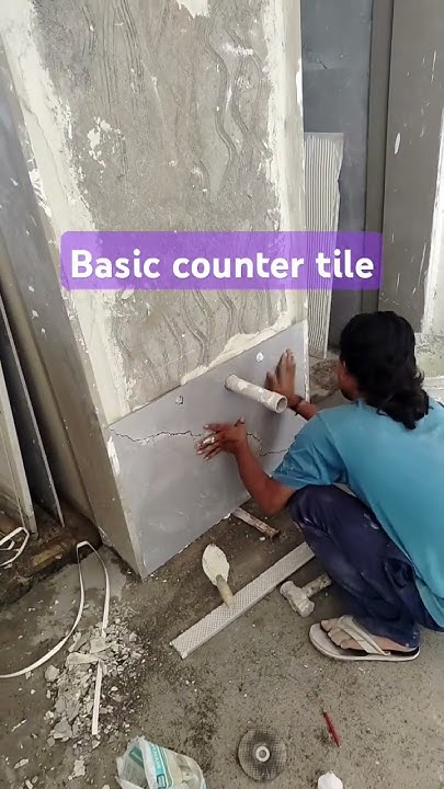 basic counter tile fitting## - YouTube