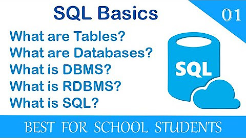 Basic SQL tutorial for class X, XI and XII - YouTube