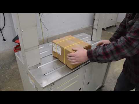 ITW Packaging Omega Strapping Machine - YouTube