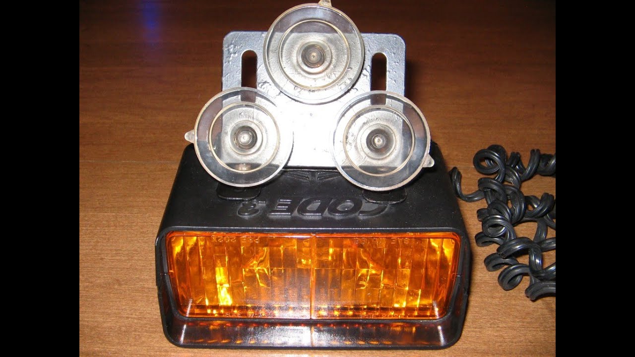 Code 3 Deckblaster Strobe Light - YouTube