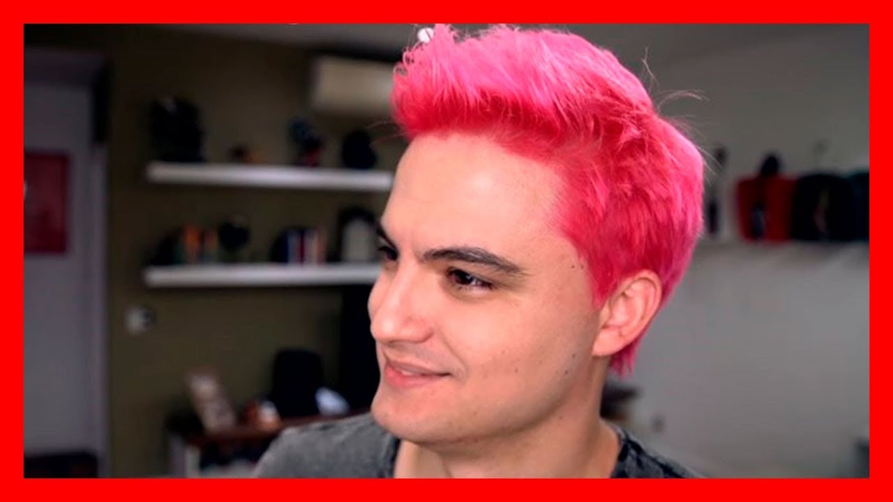 FELIPE NETO ALCANÇA 9 MILHÕES DE INSCRITOS E PINTA O CABELO DE ROSA ...
