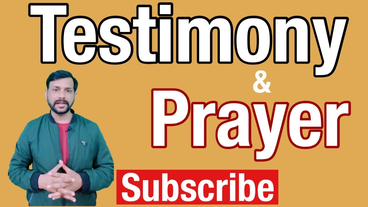 Testimony & Prayer || Subscribe channel || Send your Prayer requests ...