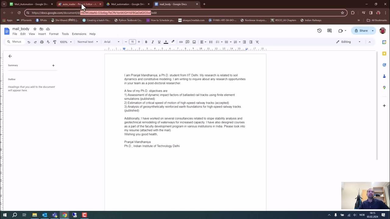 Cold Mailing Automation Using Google Script - YouTube