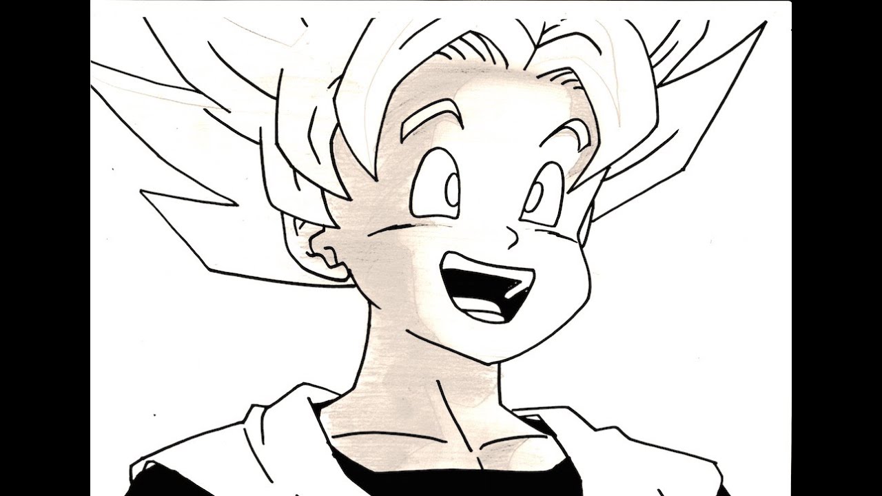 No.1048 HOW TO DRAW GOTEN 孫悟天 - YouTube
