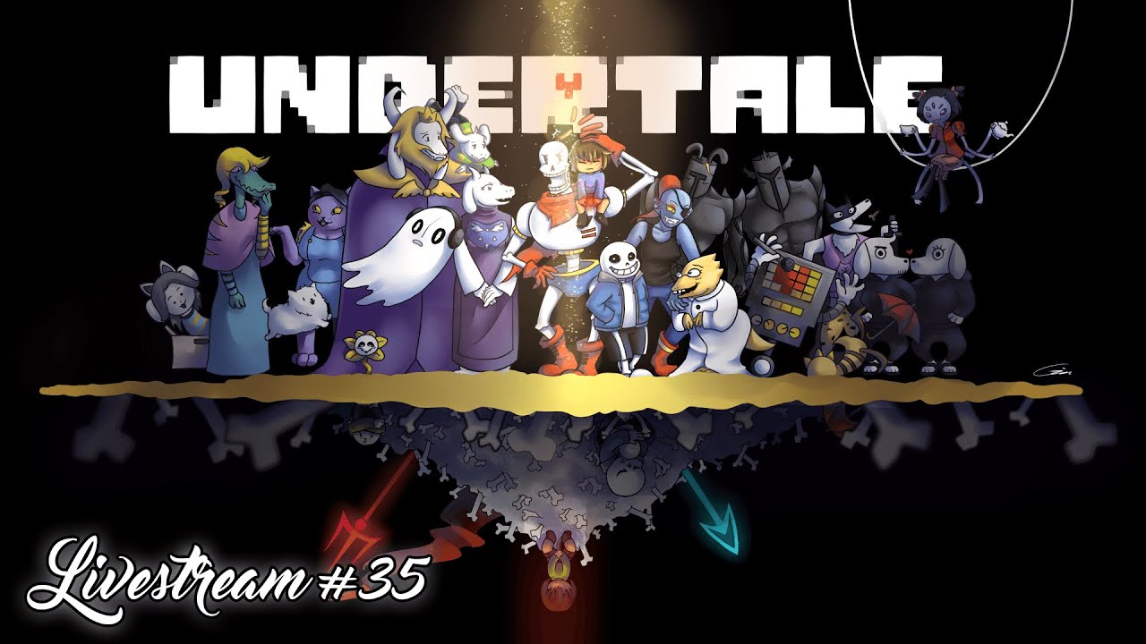 UNDERTALE | Gemütlicher Abend im Untergrund! | Livestream #35 - YouTube