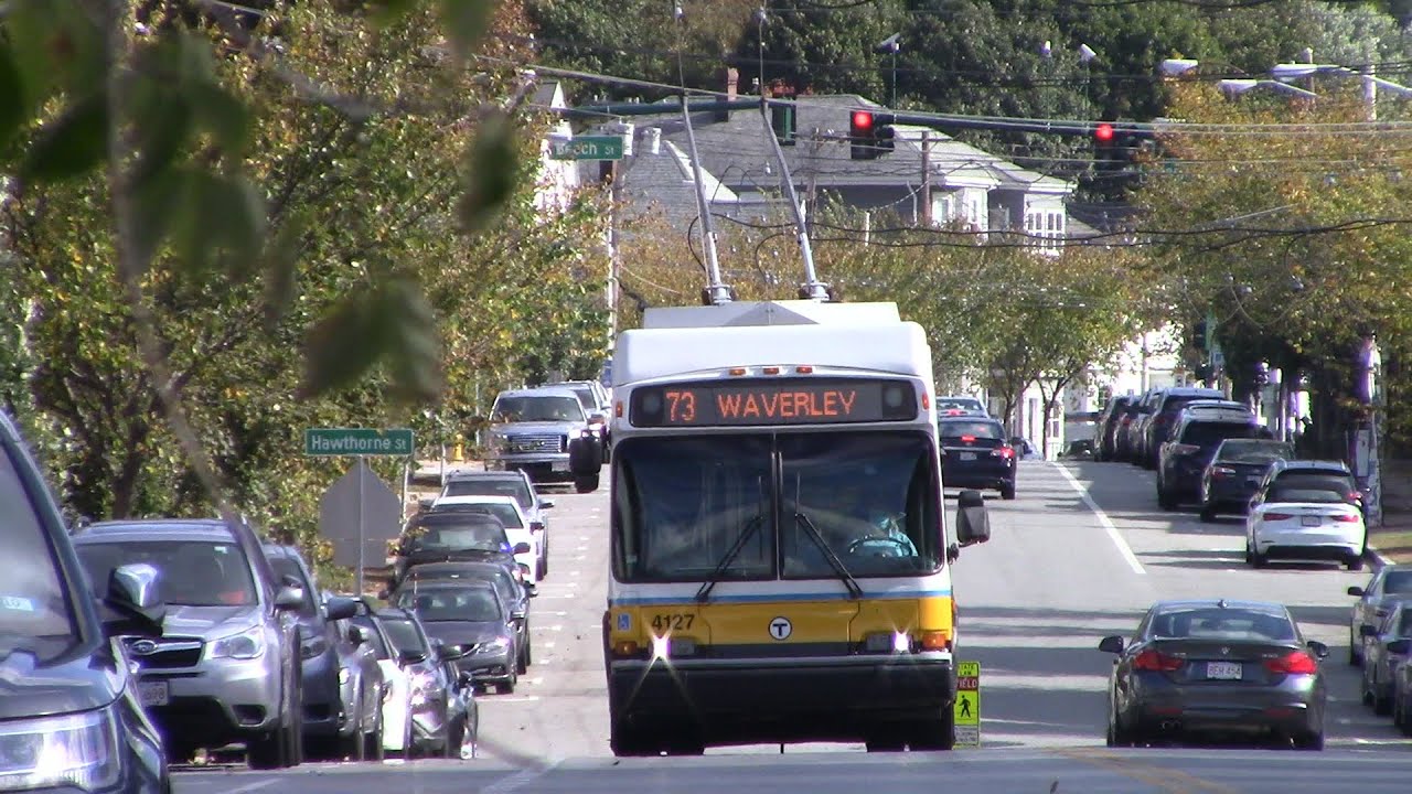Under The Wire One Last Time: MBTA Trackless Trolleys 2021-2022 - YouTube