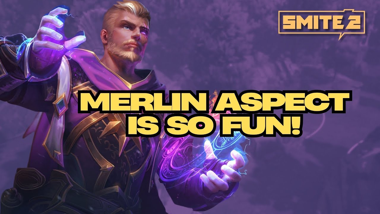 MERLIN ASPECT IS SO FUN! SMITE 2 - YouTube
