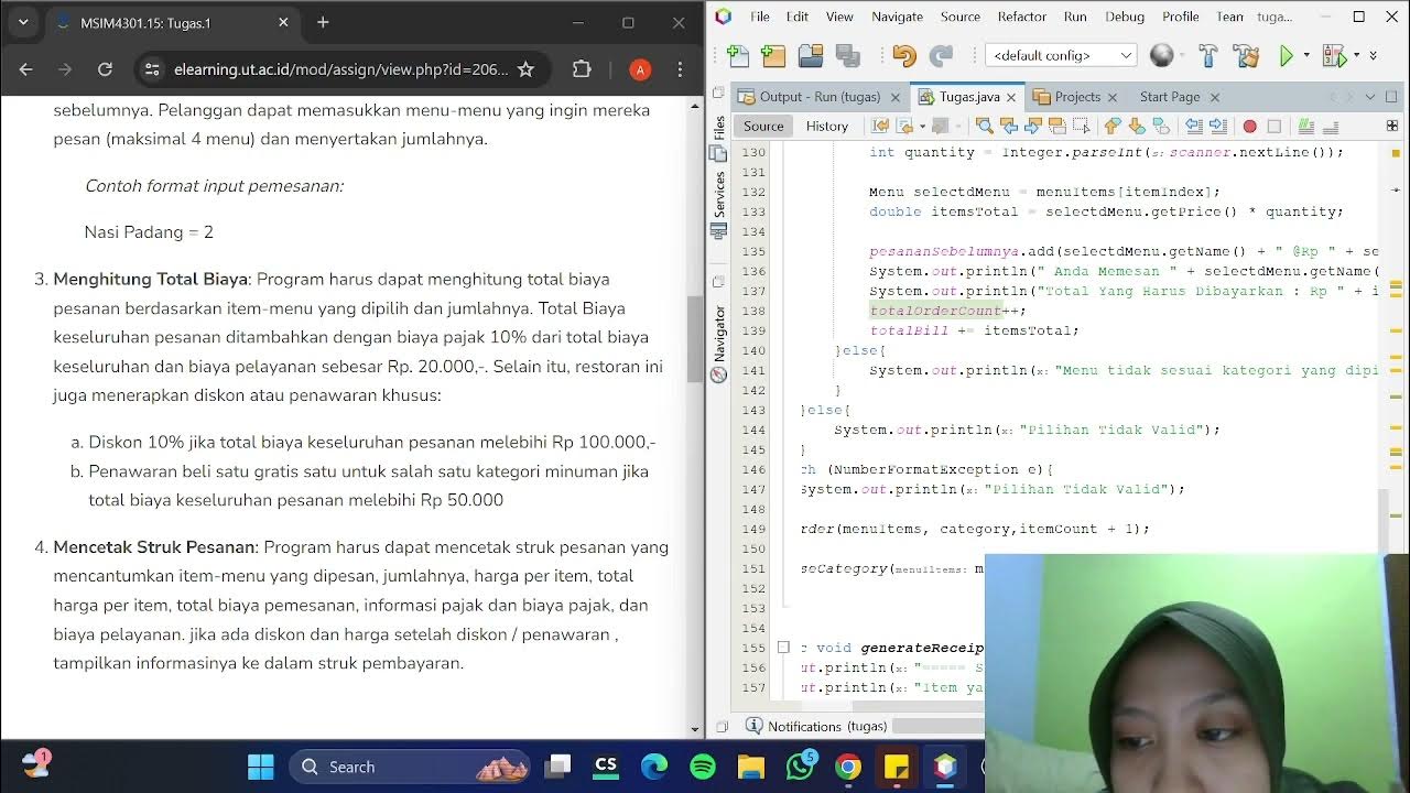 Tugas 1 (Pemrograman Berbasis Desktop) - YouTube