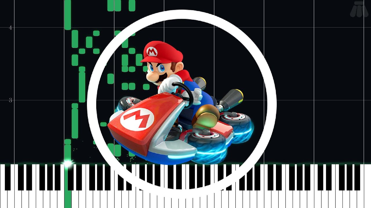 Choose Your Driver - Super Mario Kart - Intermediate Piano Tutorial ...